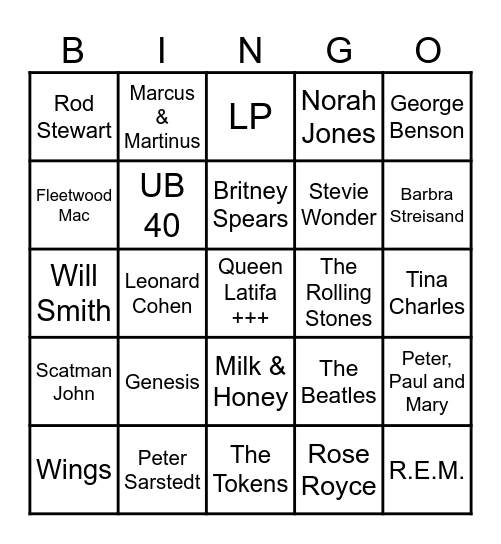 🦁Bingo 40🦁 Bingo Card