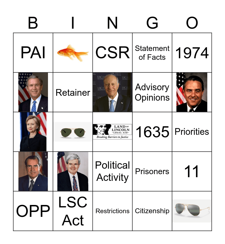 LSC BINGO Card