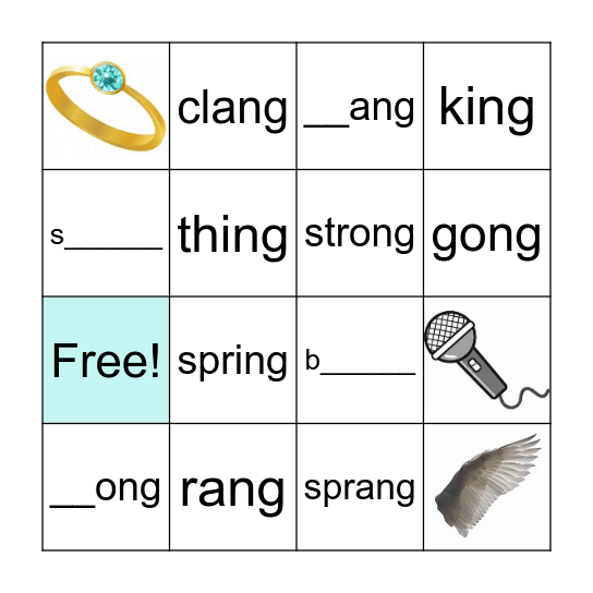 Welded Sounds- NG Bingo Card
