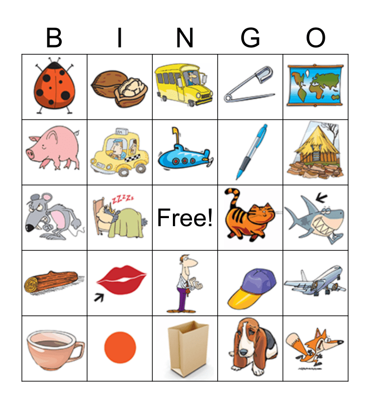 CVC Bingo Card