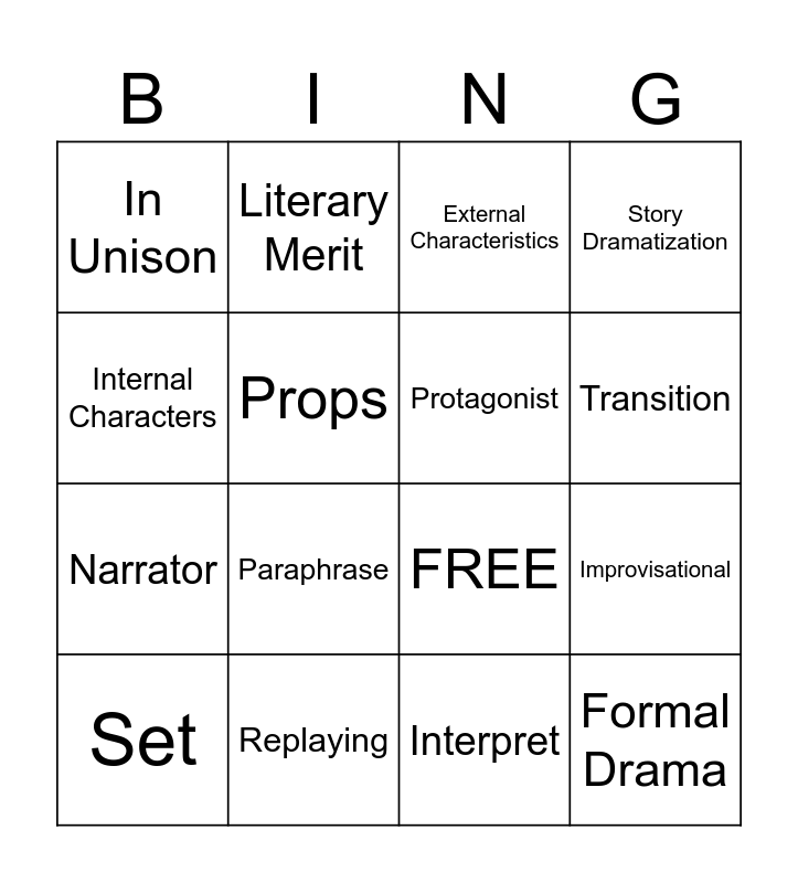 WEEK 4 Bingo Card