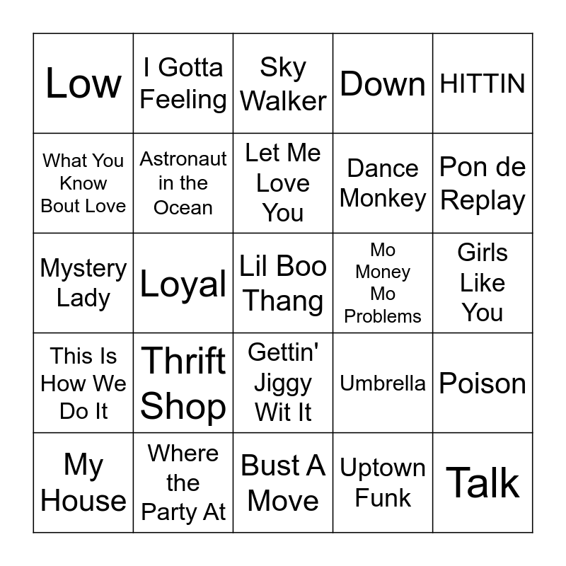 MASON & MAIN VIBE BINGO ROUND 1 Bingo Card