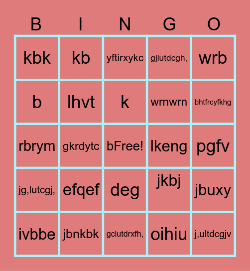 STI BINGO Card