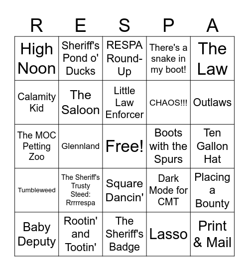 Wanted: Baby Shower Bingo Card