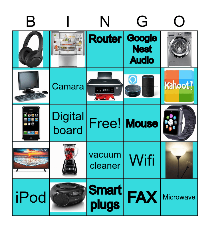 Technology Bingo Card
