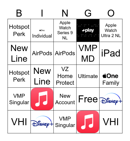 iPhone Launch Bingo Card