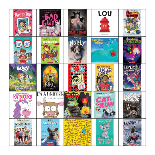 Book Fair Bingo!!! Bingo Card