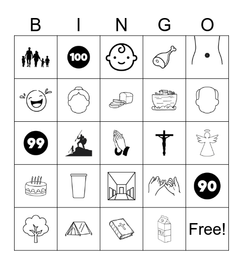 Abraham Bingo Card