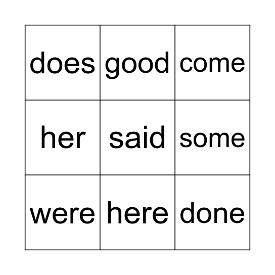 IMSE Concept 36 Bingo Card