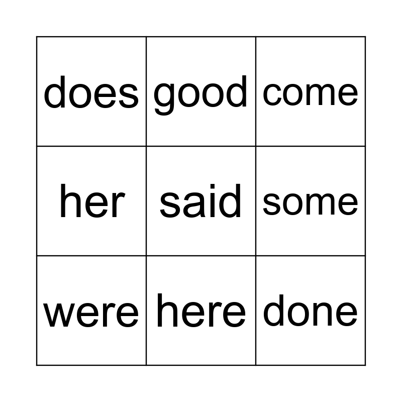 IMSE Concept 36 Bingo Card