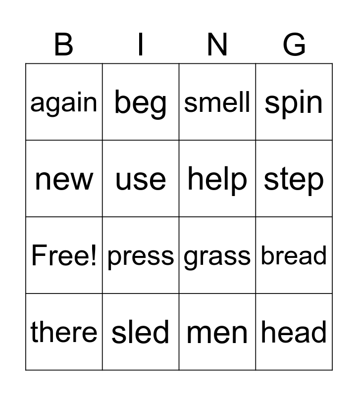 Wonders Unit 2 Week 1 Bingo Card