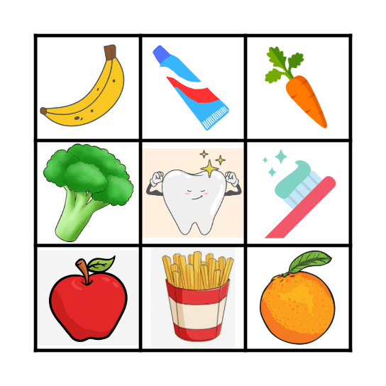 DENTAL HEALTH Bingo Card