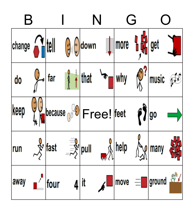 ULS UNIT 02 - Sight Words Bingo Card