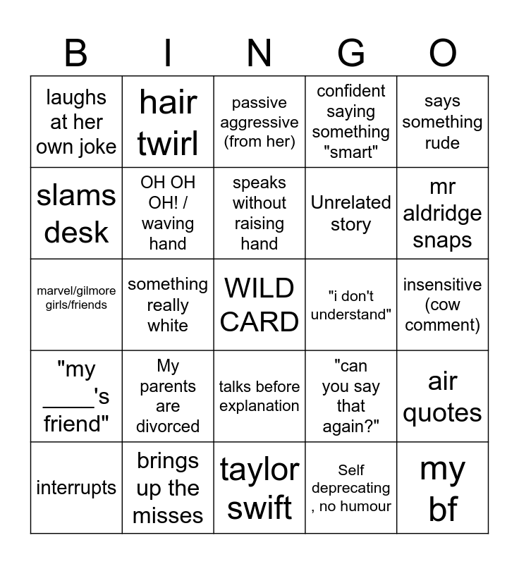 Philosophy bingo Card