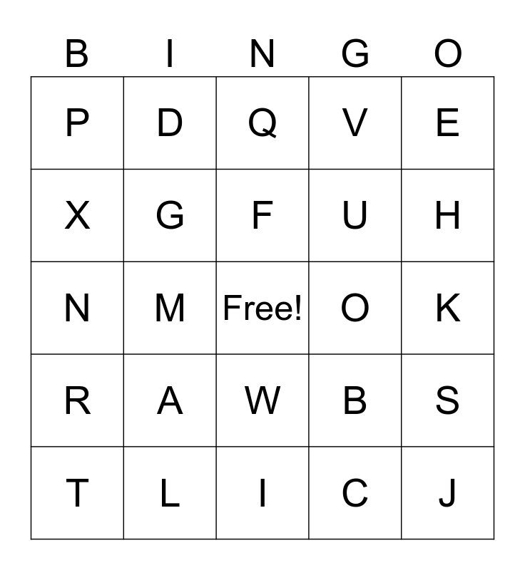Solfege Bingo Card