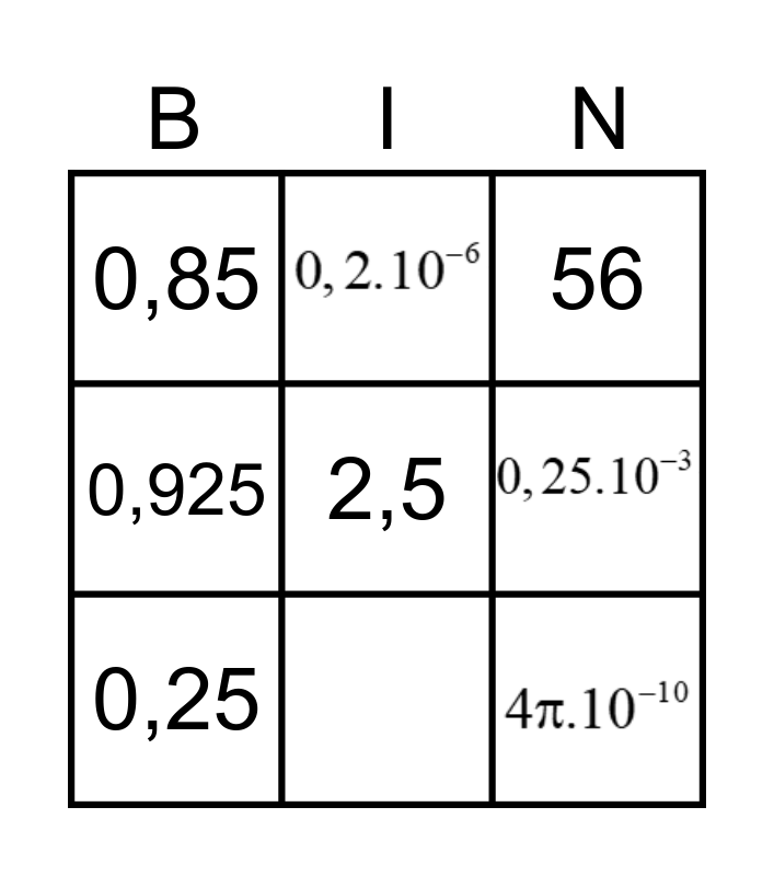 TÌM TÔI ĐI Bingo Card
