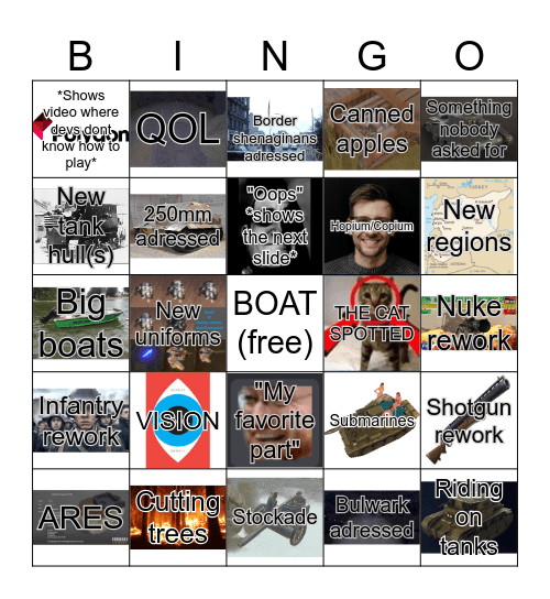 KSA Devstream 54 Bingo Card