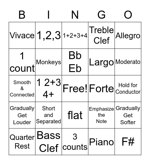 6th Grade Bingo Review Bingo Card