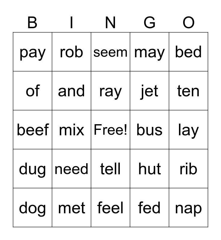 Sonday 1- Level 9 Bingo Card