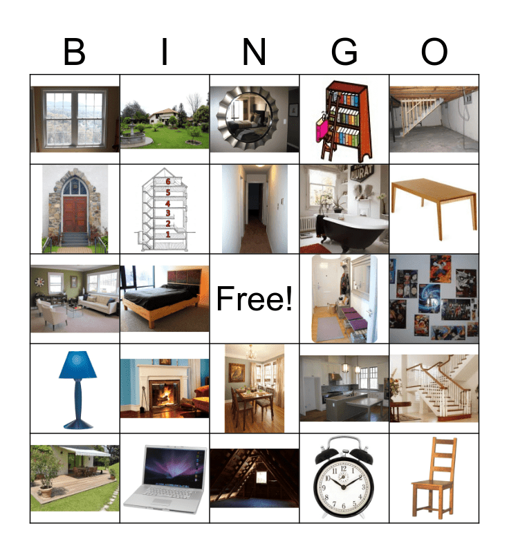La casa Bingo Card