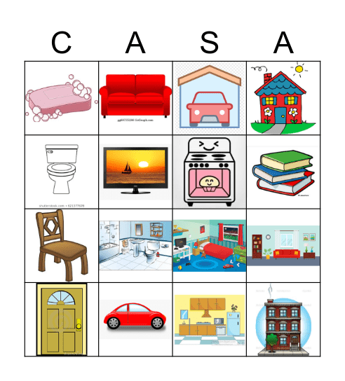 La Casa Bingo Card