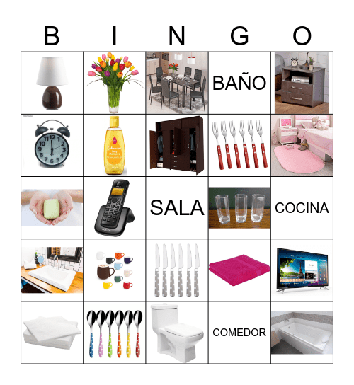 La casa Bingo Card