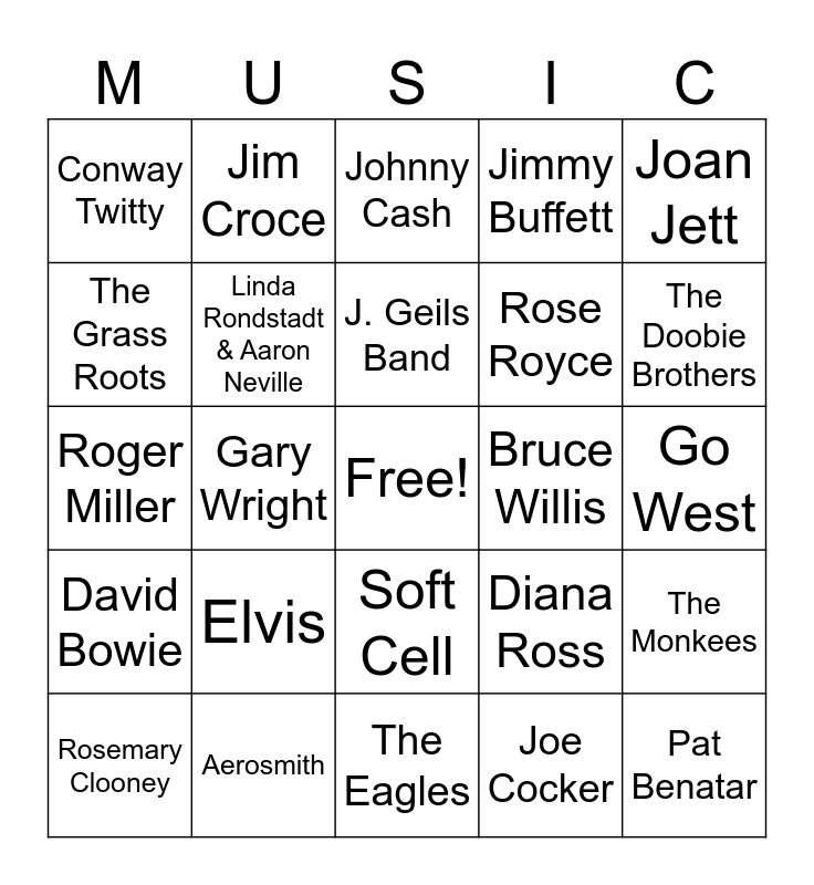 Music_10142023_LEGION Bingo Card