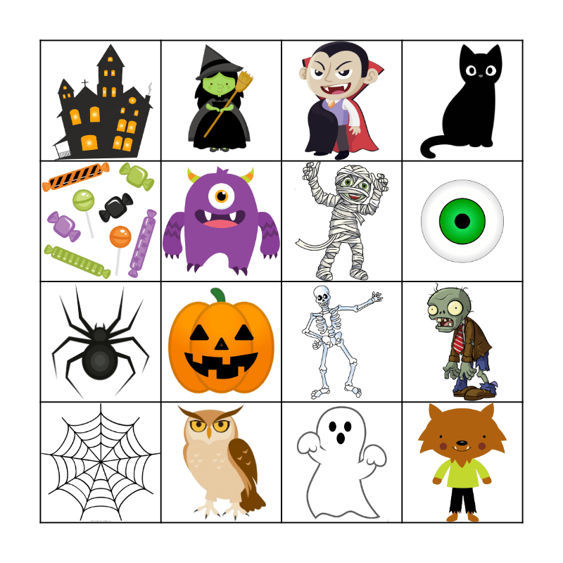 Cauldron Bingo Card