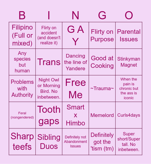 Toffie's Temptations Bingo Card