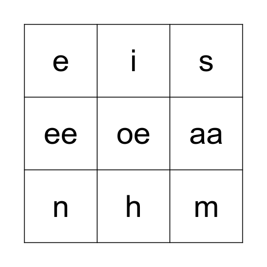 Letterbingo thema 1-2-3 Bingo Card