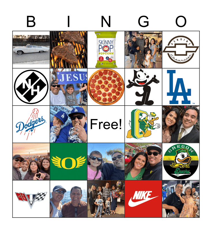 Robert 5x5 Bingo Card