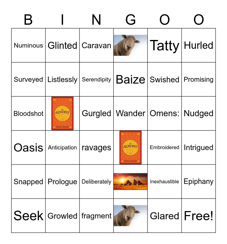 Grade 8 Term 1 Vocab. Bingo Card