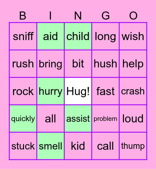 Unit 3 Bingo Card