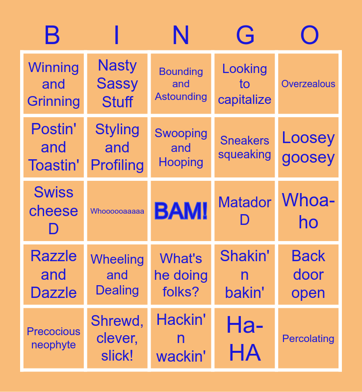 FRIDAY NIGHT KNICKS Bingo Card