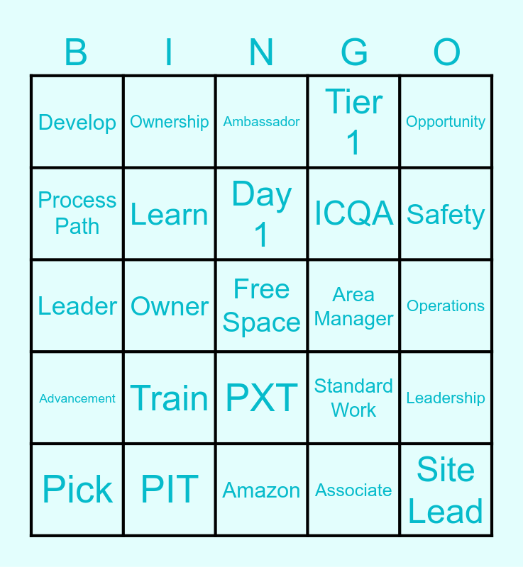 Behind the Smile Bingo Card