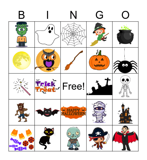 Happy Halloween! Bingo Card