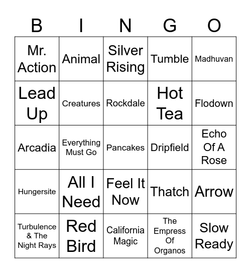 Nick Argenas - Euro Tour 23 Bingo Card