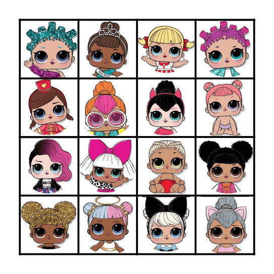 LOL DOLL BINGO Card