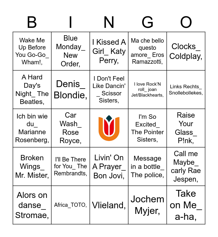 HR FUN EVENT Bingo Card