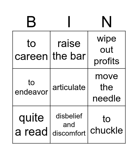 P&G CEO Jon Moeller speaks at Signal 2023 Bingo Card