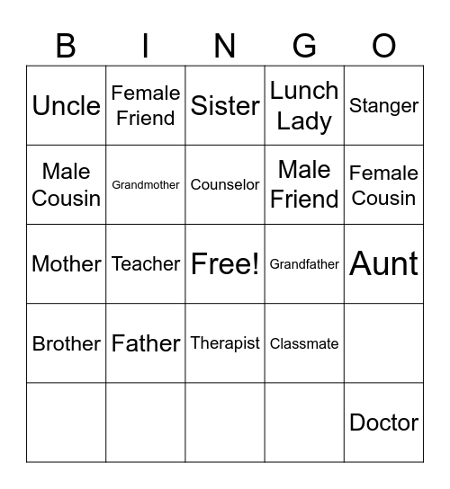 Boundary Bingo Card