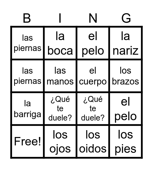 Las Frutas Tropicales de Puerto Rico Bingo Card