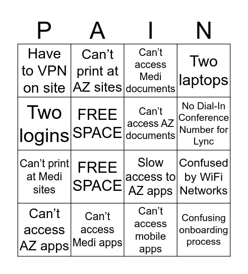 Help, I need Integration! Bingo Card
