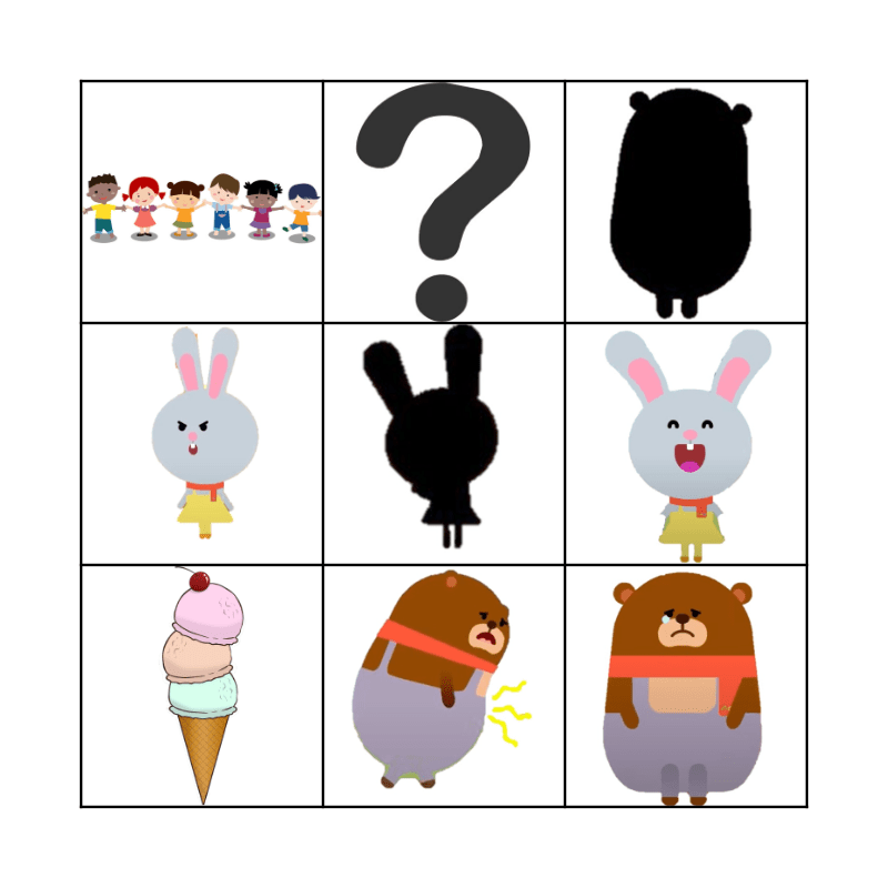 MEG AND MOG BINGO Card