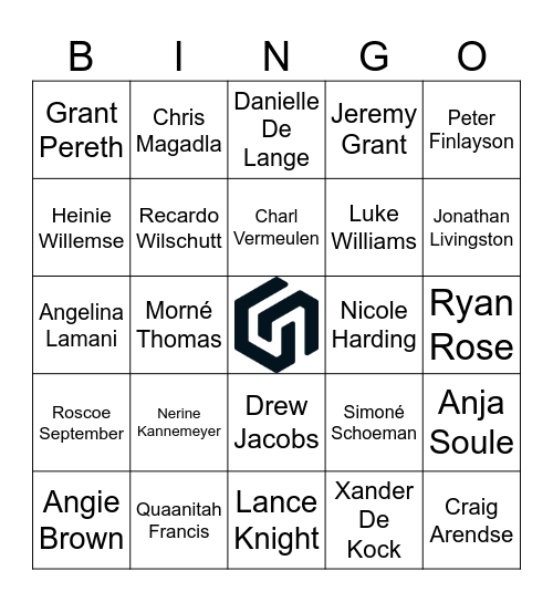 ONE DIGITAL MEDIA LEGENGS Bingo Card