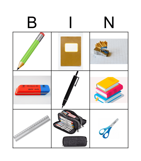 SCHULSACHEN Bingo Card