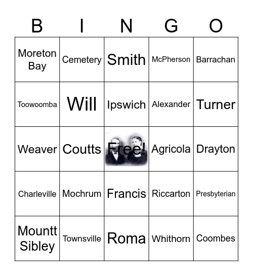 Smith Family Reunion Bingo Card