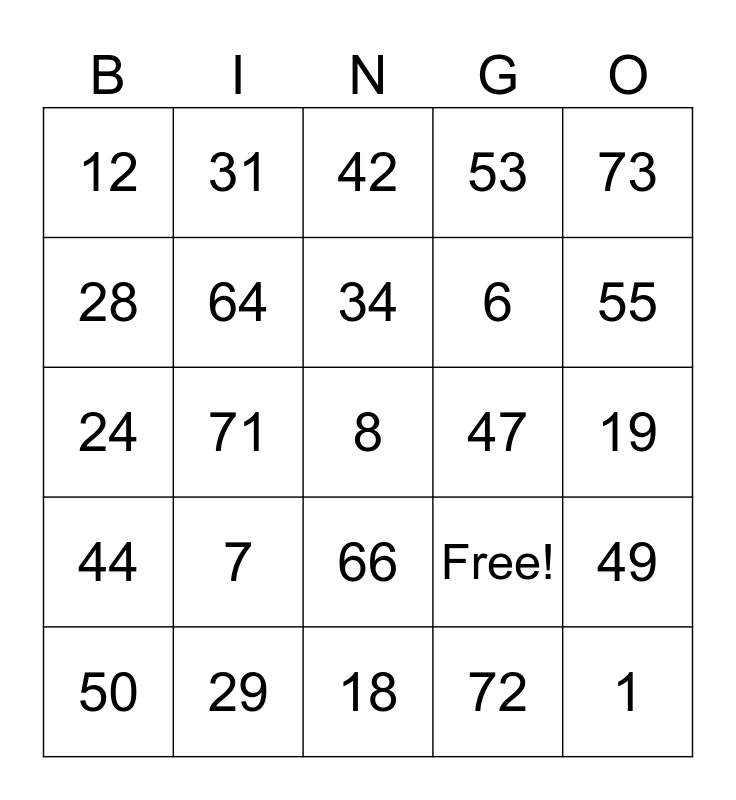 Grey-BINGO_Card Bingo Card