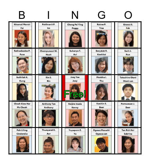 [ONE FP] BINGO Card