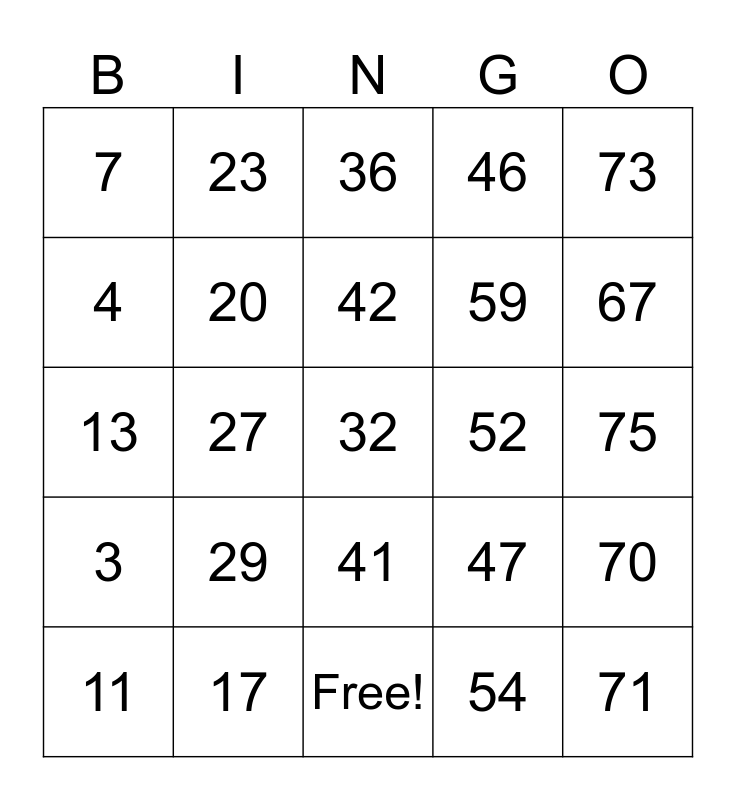 Jay Anne Dimaano Bingo Card